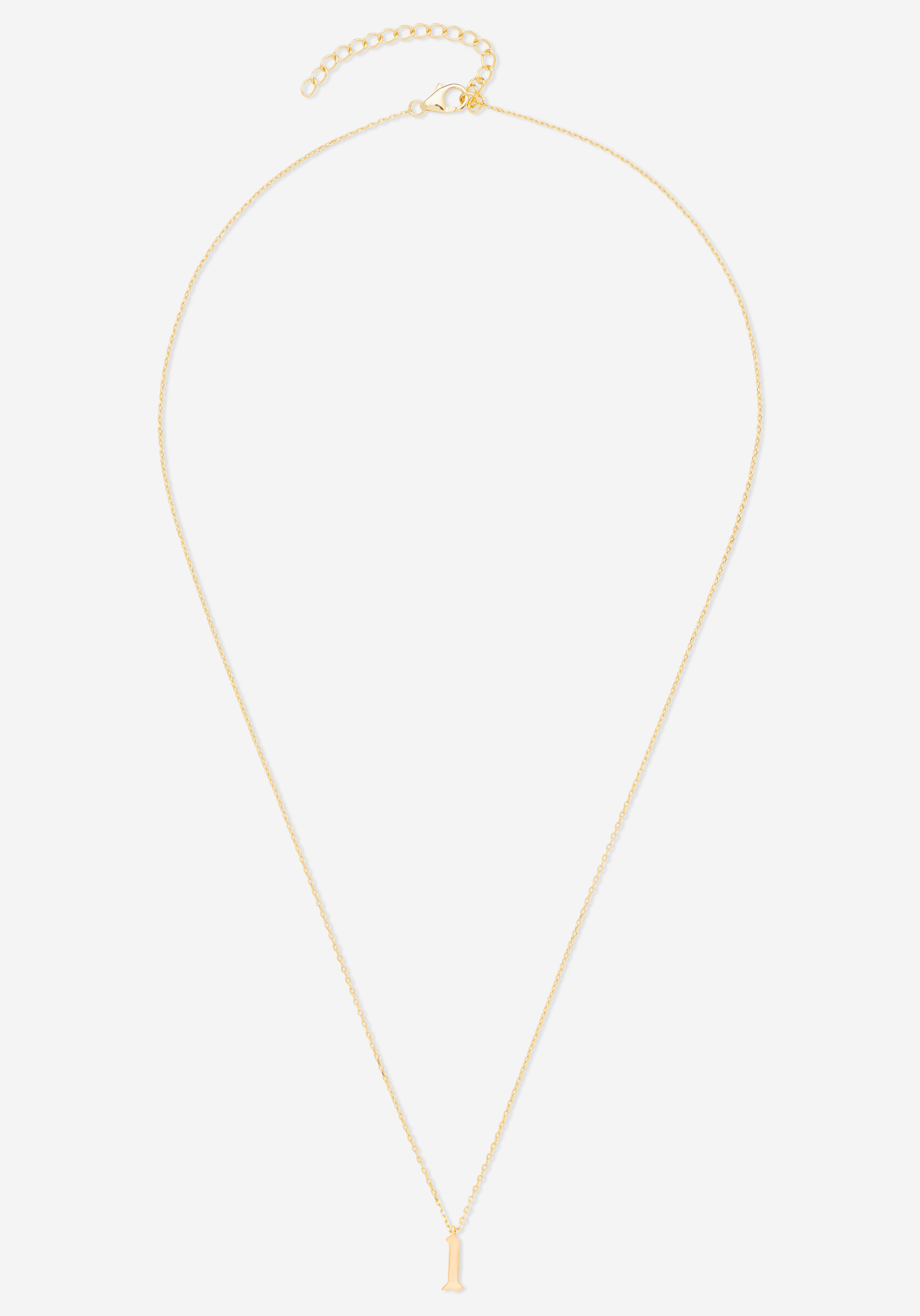 Number 1 Pendant Necklace – MÉGA