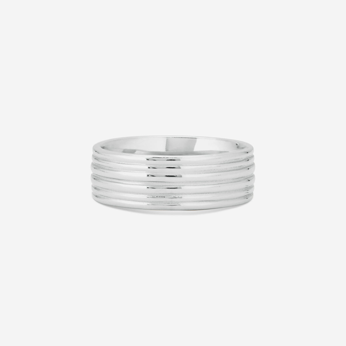 Ridged Band Ring – MÉGA
