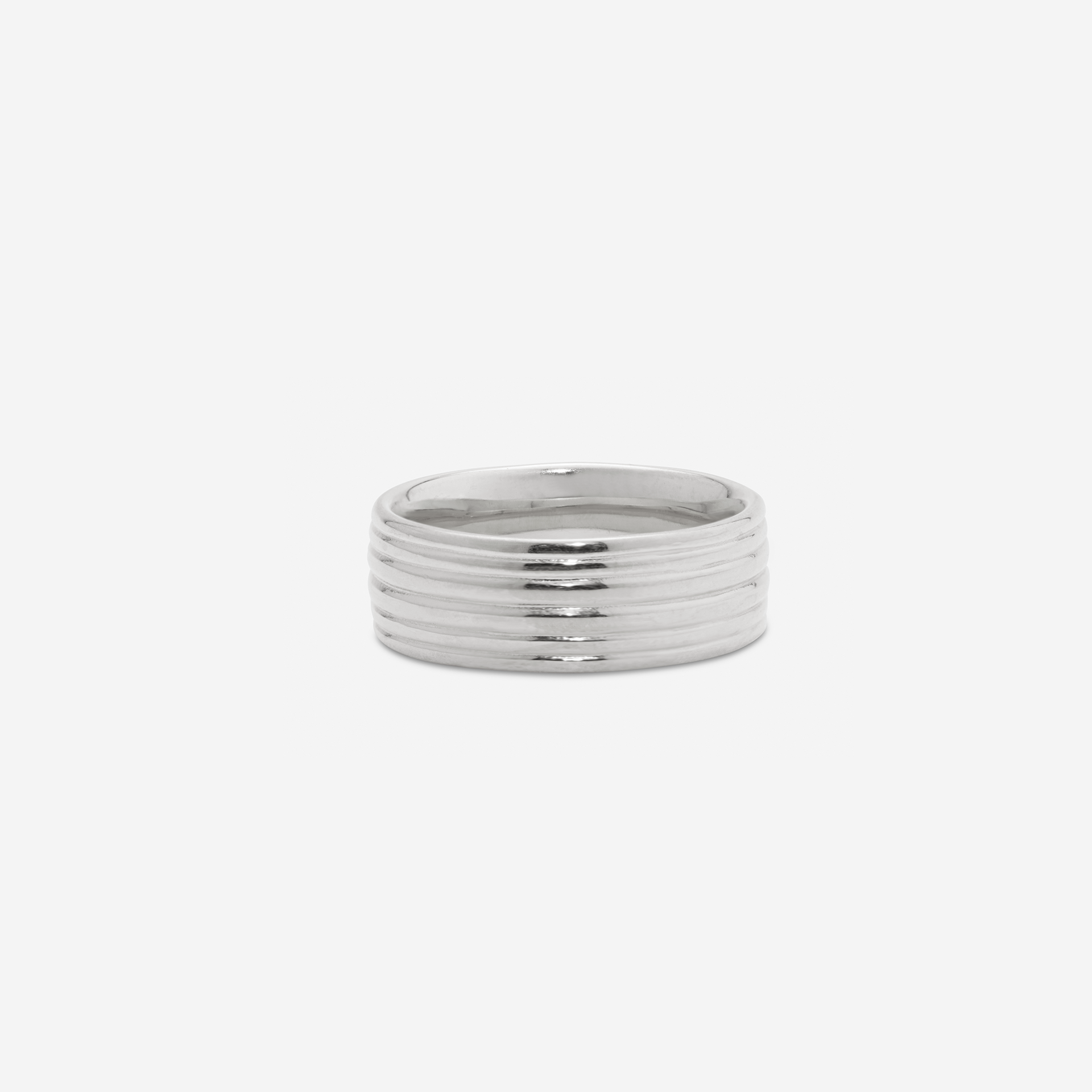 Ridged Band Ring – MÉGA