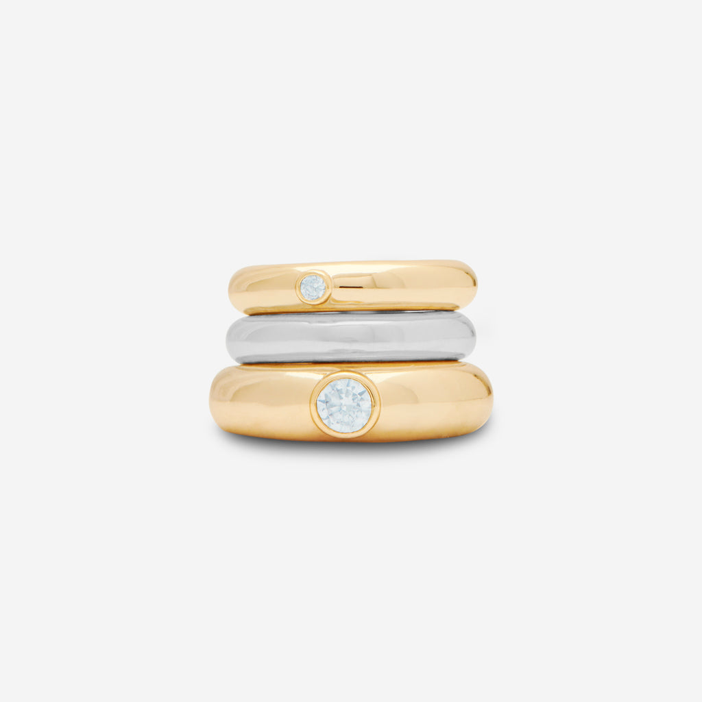 Stacking Donut Rings with CZ – MÉGA