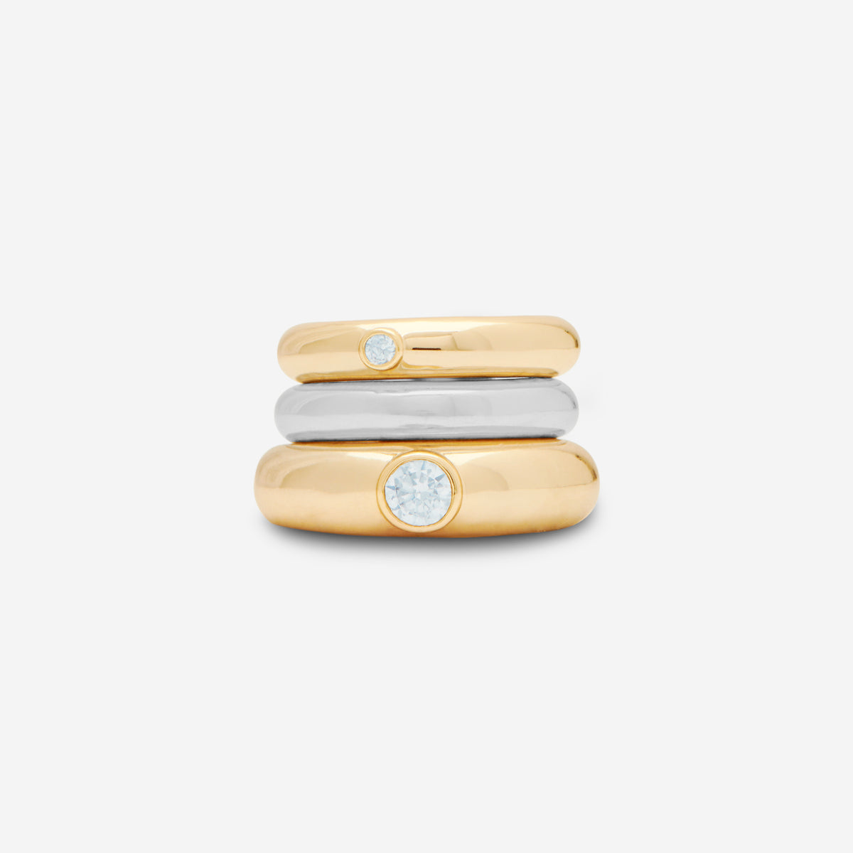 Stacking Donut Rings with CZ – MÉGA